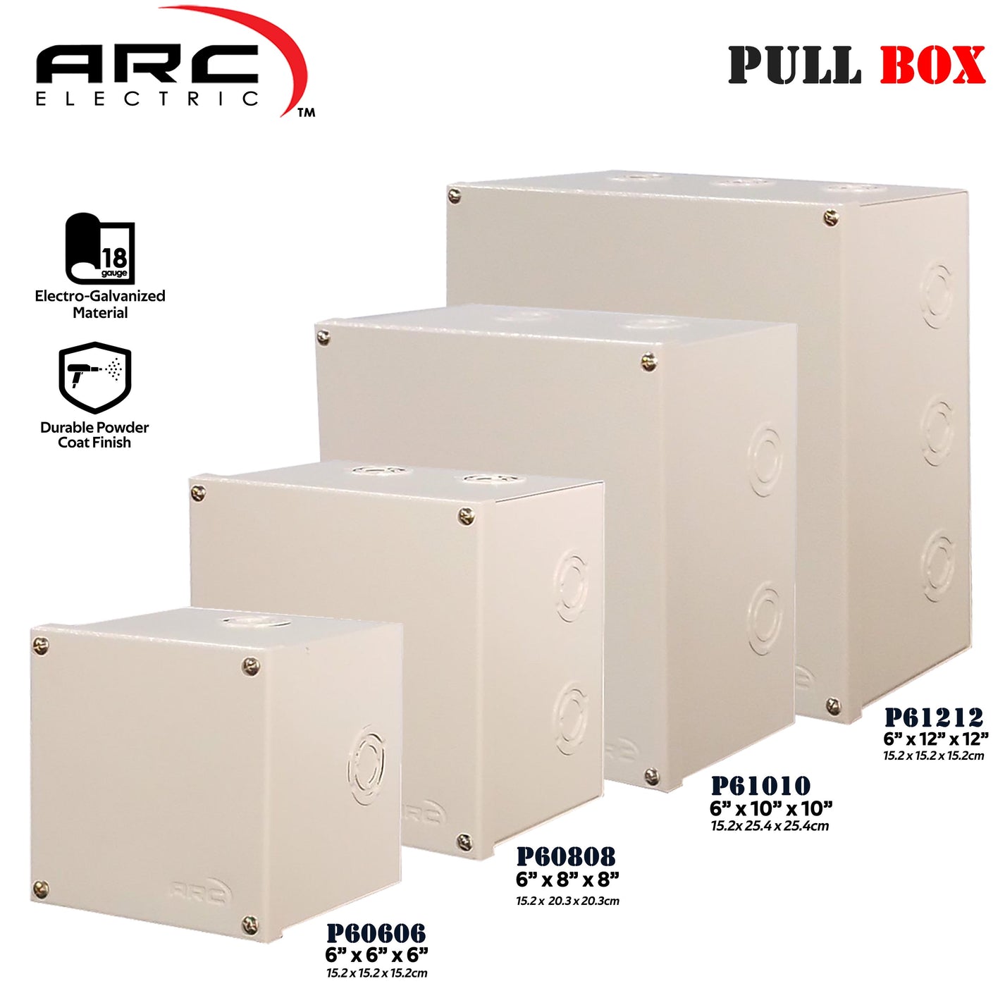 Arc Pull Box Enclosure - 18 Gauge – Quickfab Innovative Products Inc.