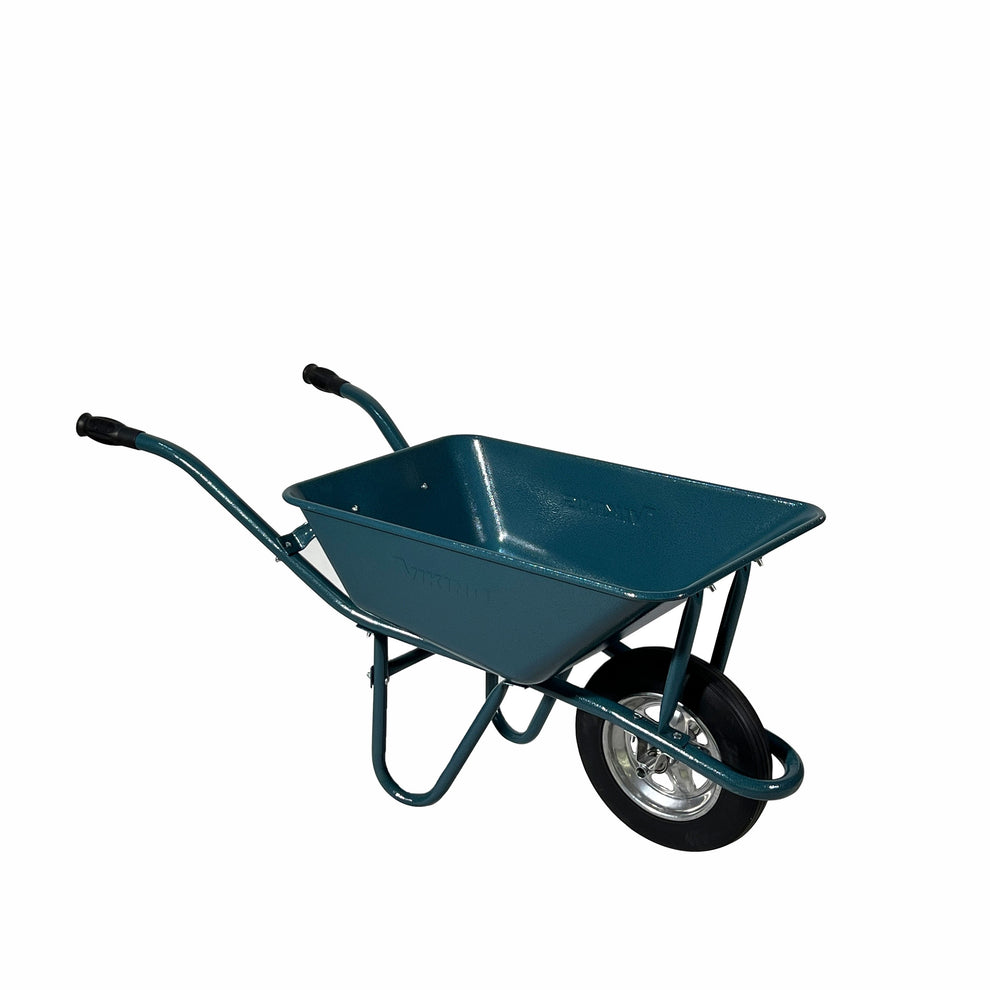 Viking Deep-Type Wheelbarrow - 16 to 20 Gauge Tray, 54 Liters Capacity ...